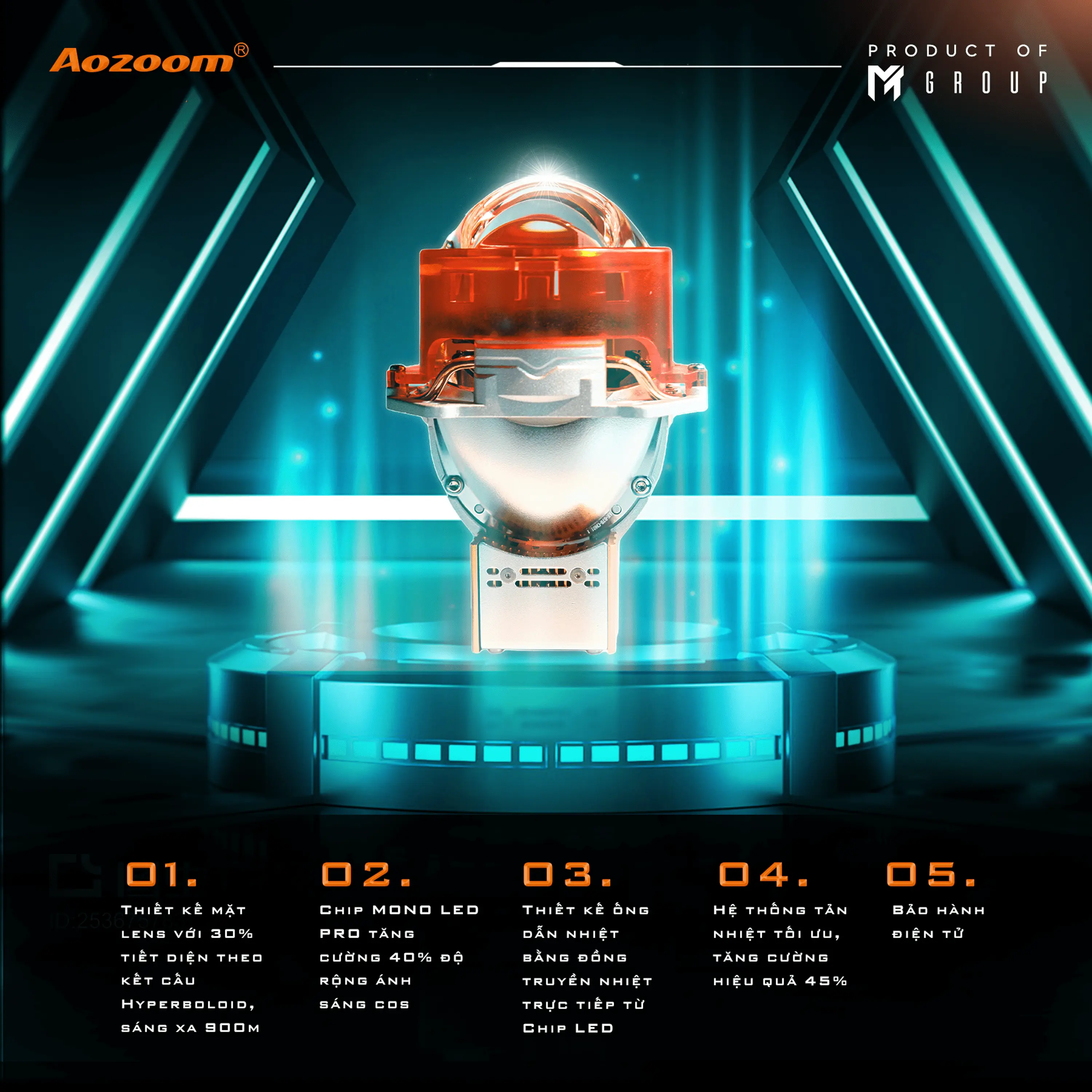 Bi Led Z18 Pro Light chính hãng AOZOOM